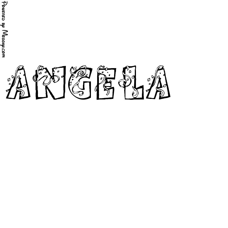 Disegno per bambini angela 2880 da stampare e colorare