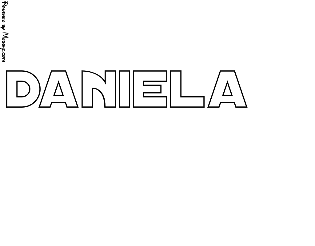 Disegno per bambini daniela 2887 da stampare e colorare