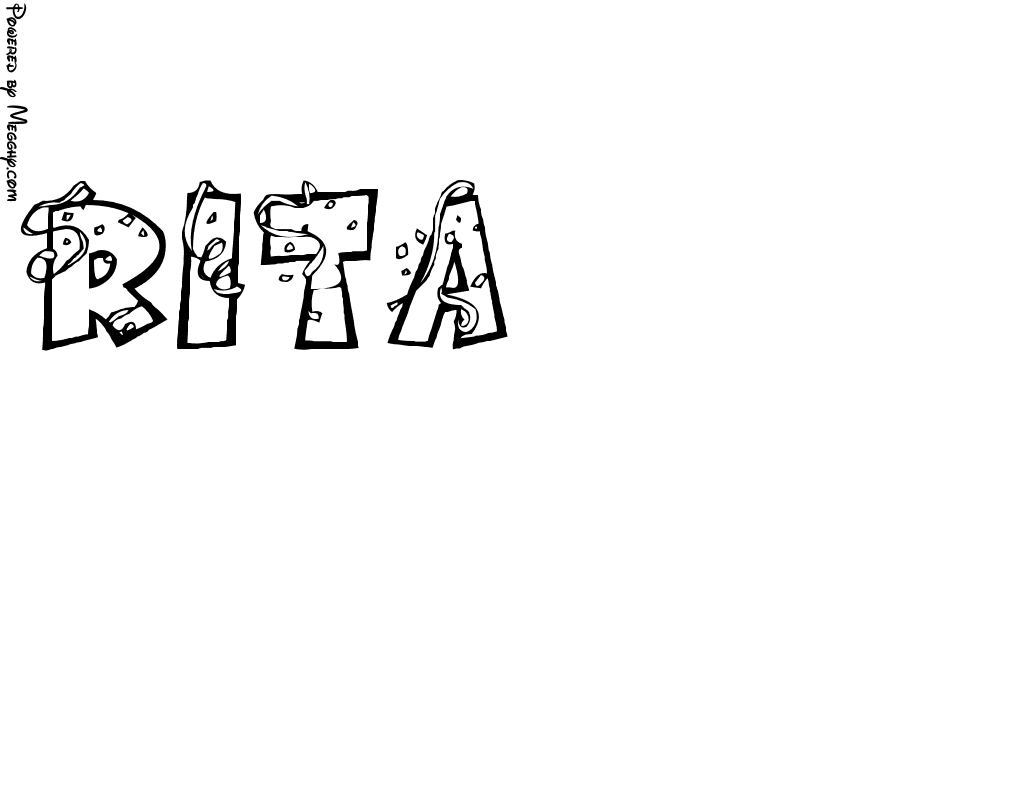 Disegno per bambini rita 3079 da stampare e colorare