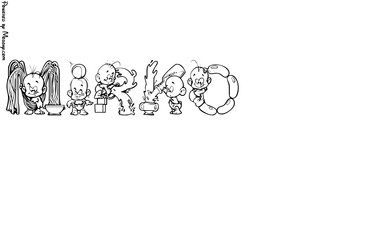 Disegno per bambini mirko 5425 da stampare e colorare