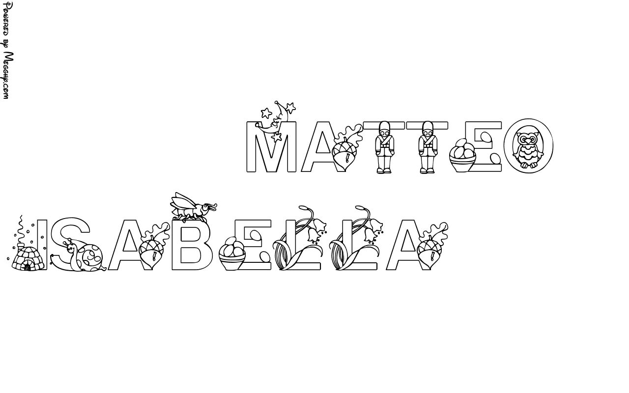 Disegno per bambini matteo 8384 da stampare e colorare