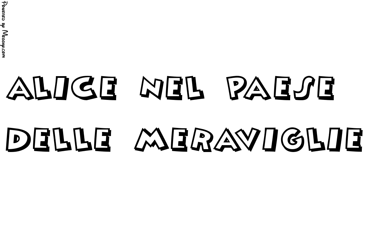 Disegno per bambini alice nel paese 9971 da stampare e colorare