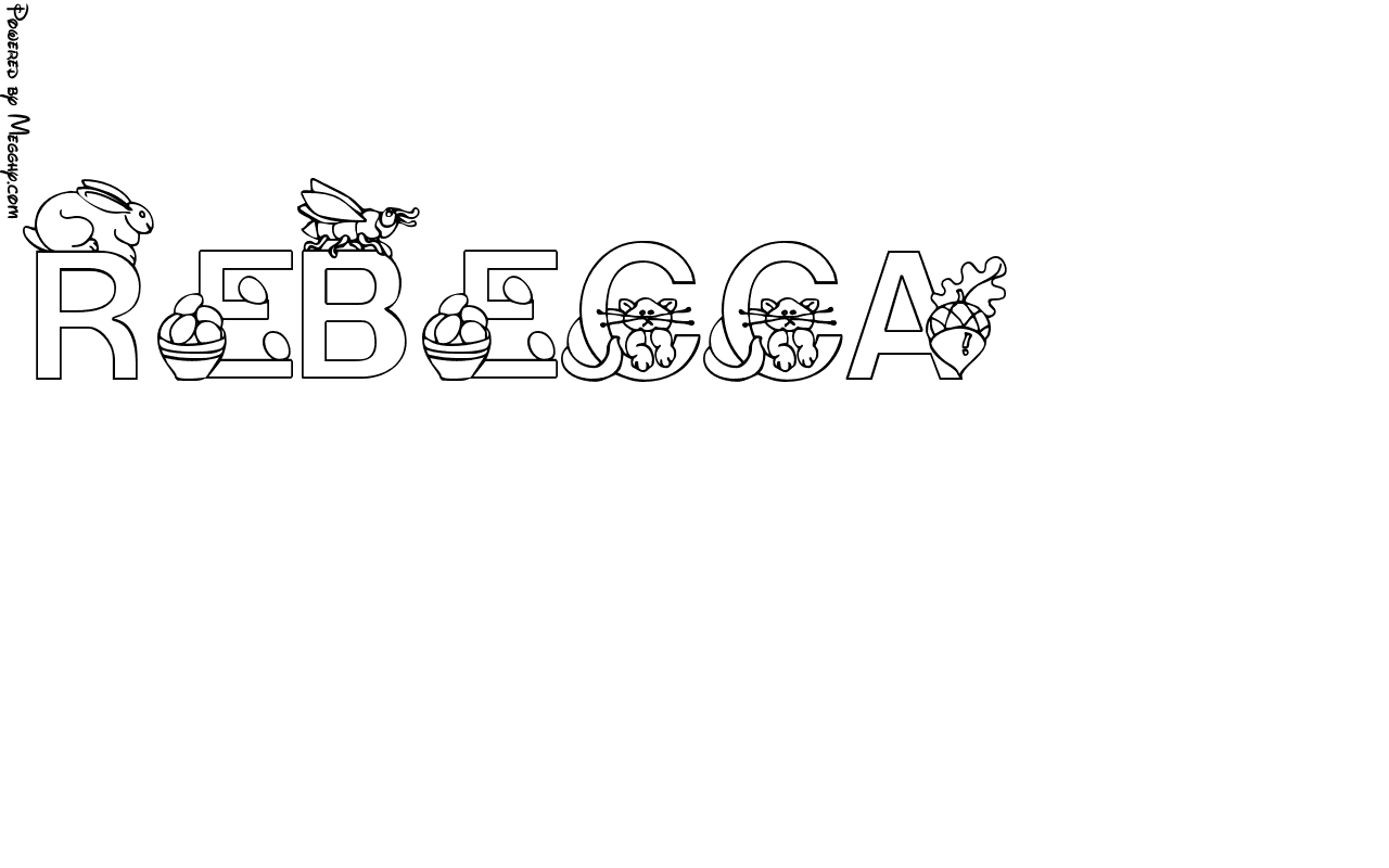 Disegno per bambini rebecca 11850 da stampare e colorare