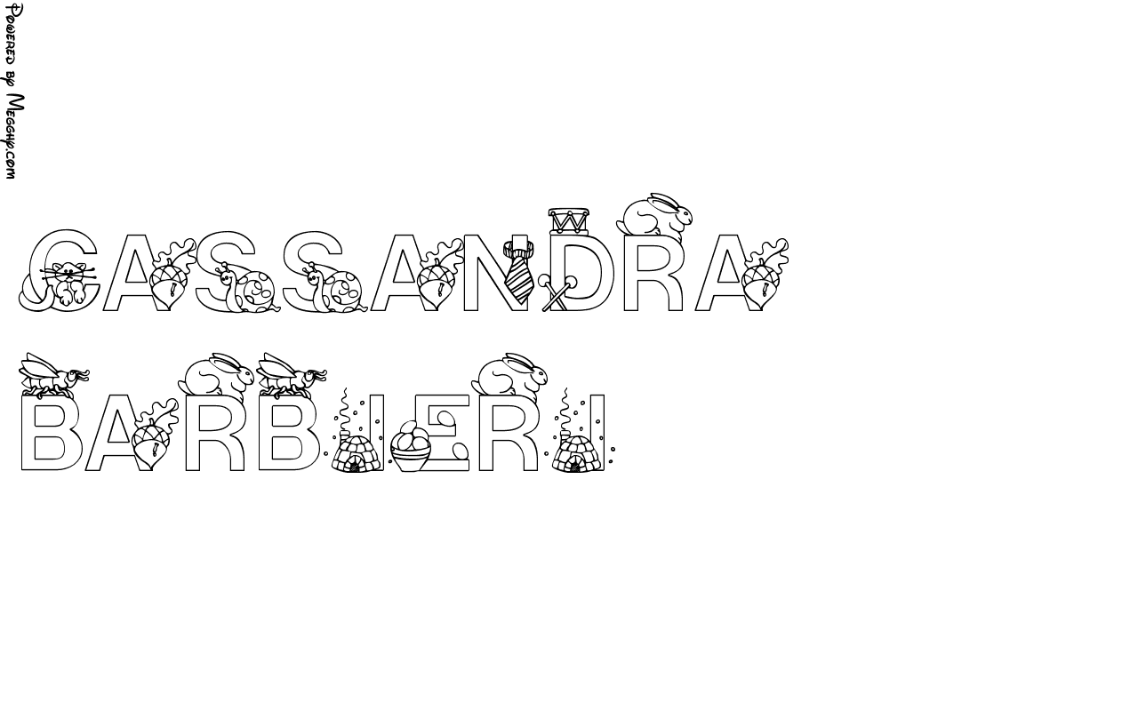 Disegno per bambini cassandra 14038 da stampare e colorare