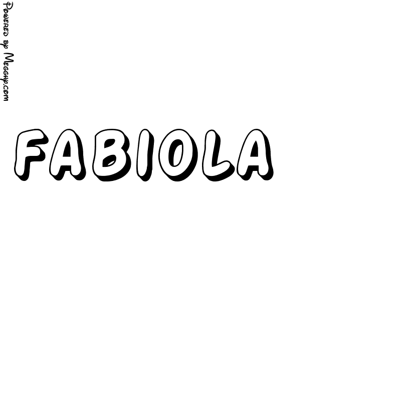 Disegno per bambini fabiola 18046 da stampare e colorare