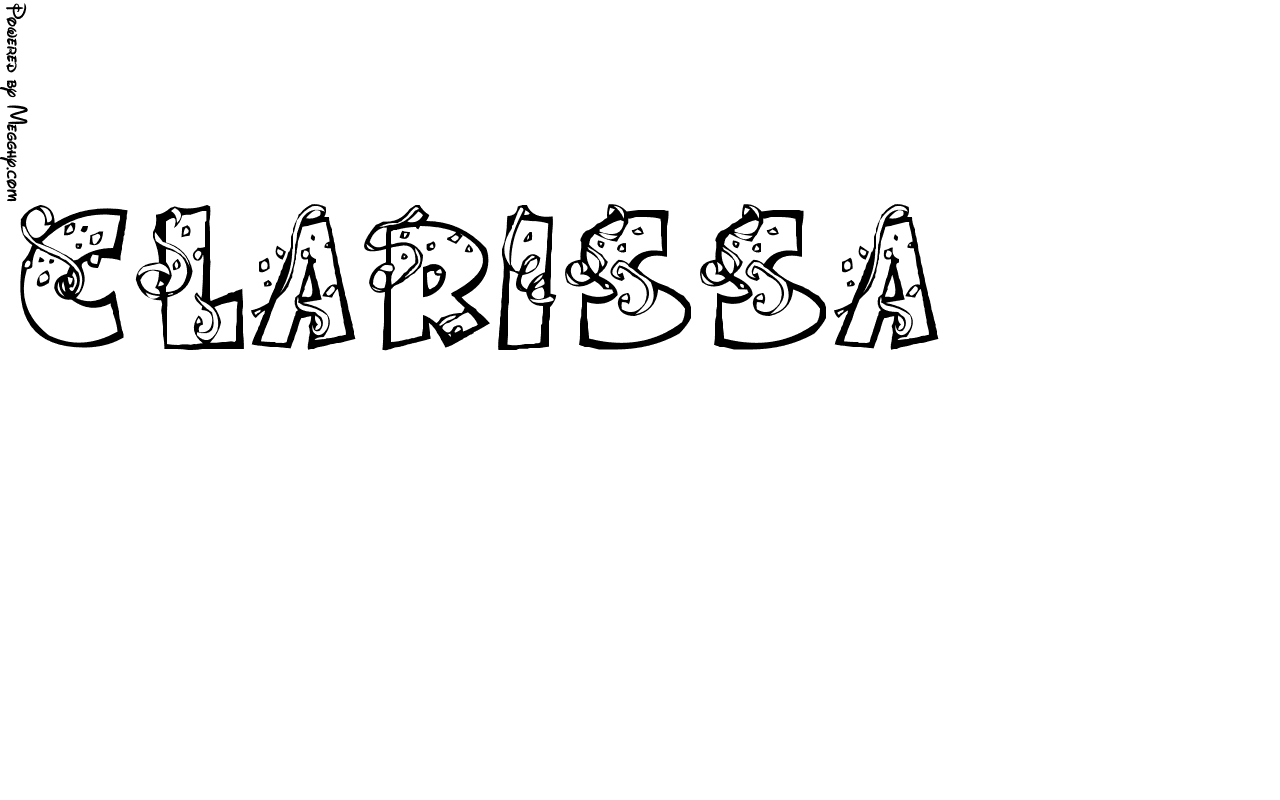 Disegno per bambini clarissa 18236 da stampare e colorare