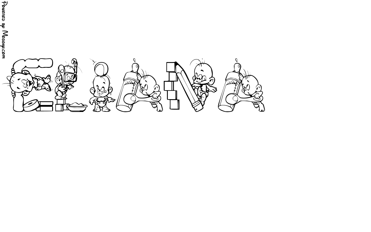 Disegno per bambini eliana 18789 da stampare e colorare