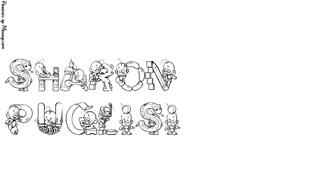 Disegno per bambini sharon 23293 da stampare e colorare