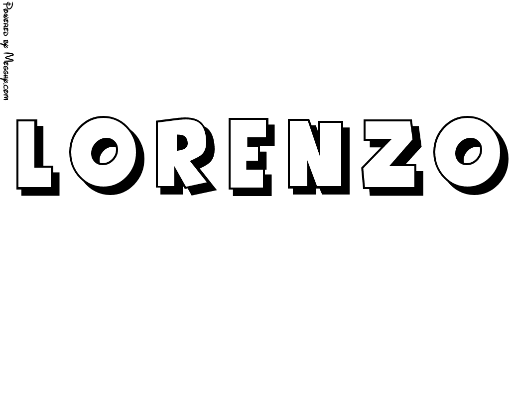 Disegno per bambini lorenzo 23391 da stampare e colorare