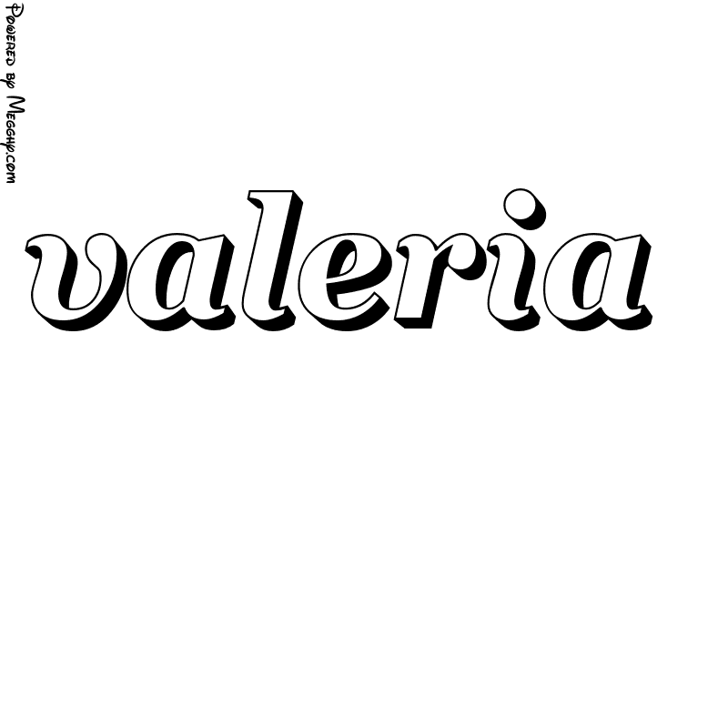 Disegno per bambini valeria 25300 da stampare e colorare