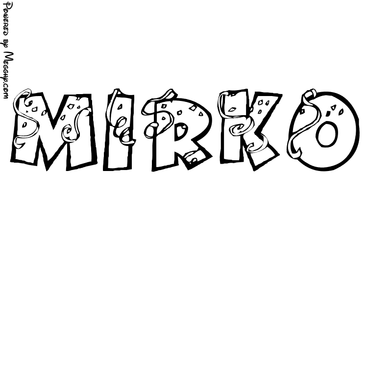 Disegno per bambini mirko 26380 da stampare e colorare