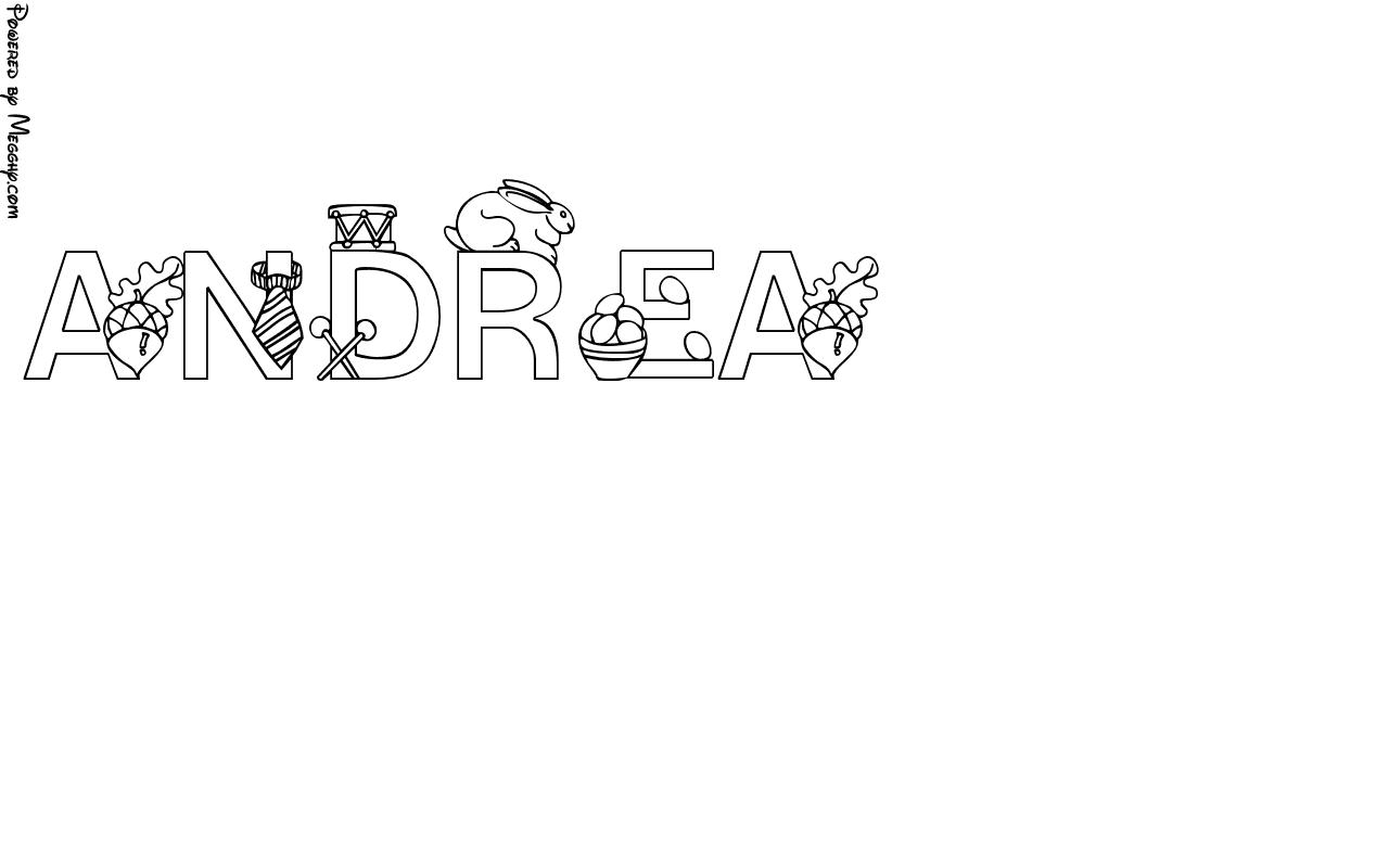 Disegno per bambini andrea 32551 da stampare e colorare