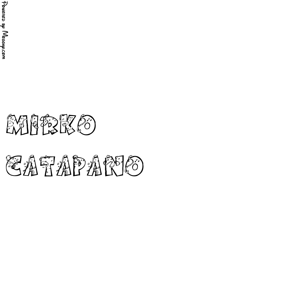 Disegno per bambini mirko 33336 da stampare e colorare