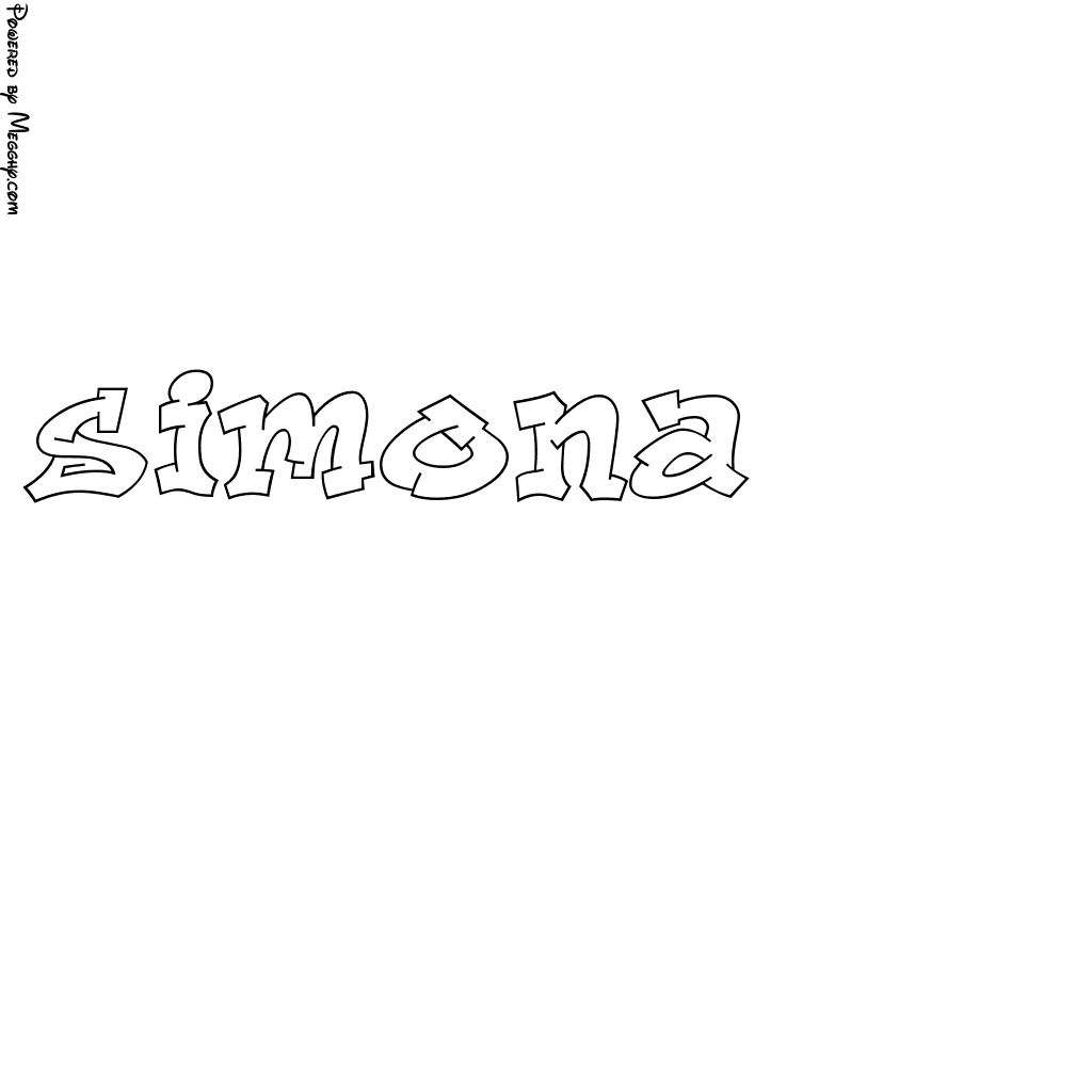 Disegno per bambini simona 34455 da stampare e colorare