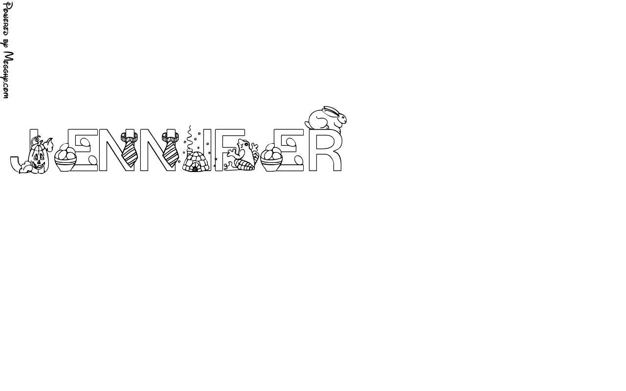 Disegno per bambini jennifer 39981 da stampare e colorare