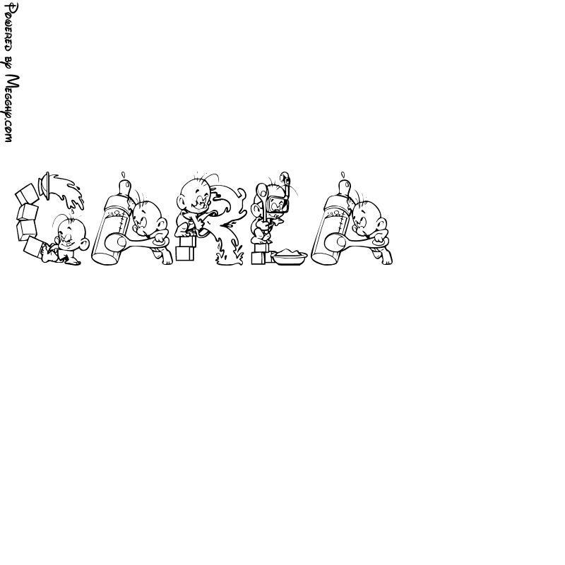 Disegno per bambini carla 41225 da stampare e colorare