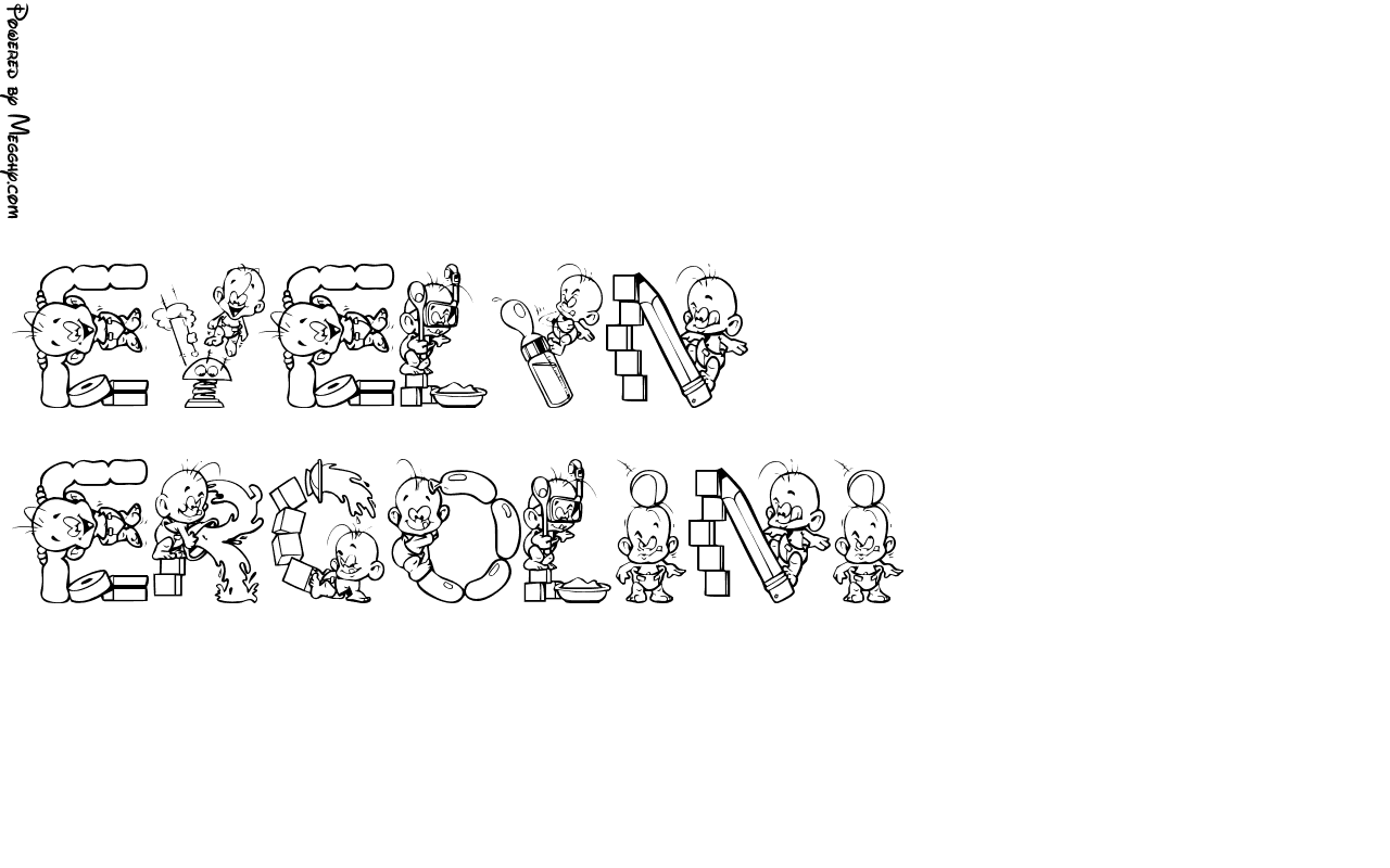 Disegno per bambini evelyn 44576 da stampare e colorare