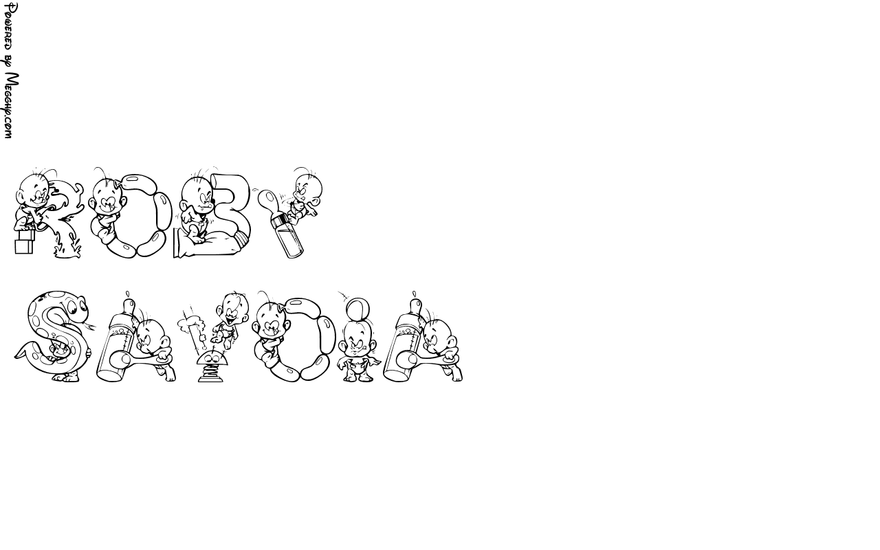 Disegno per bambini roby 44625 da stampare e colorare