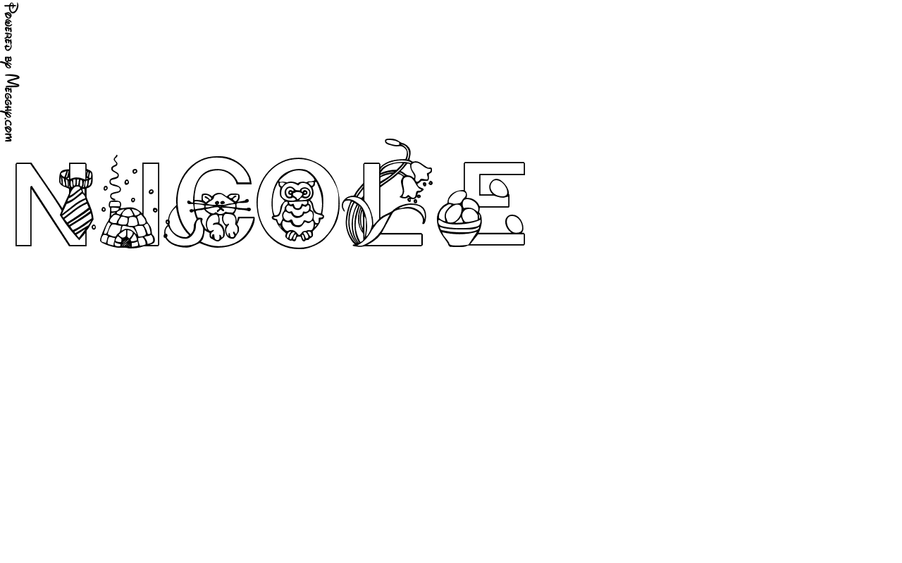 Disegno per bambini nicole 45056 da stampare e colorare