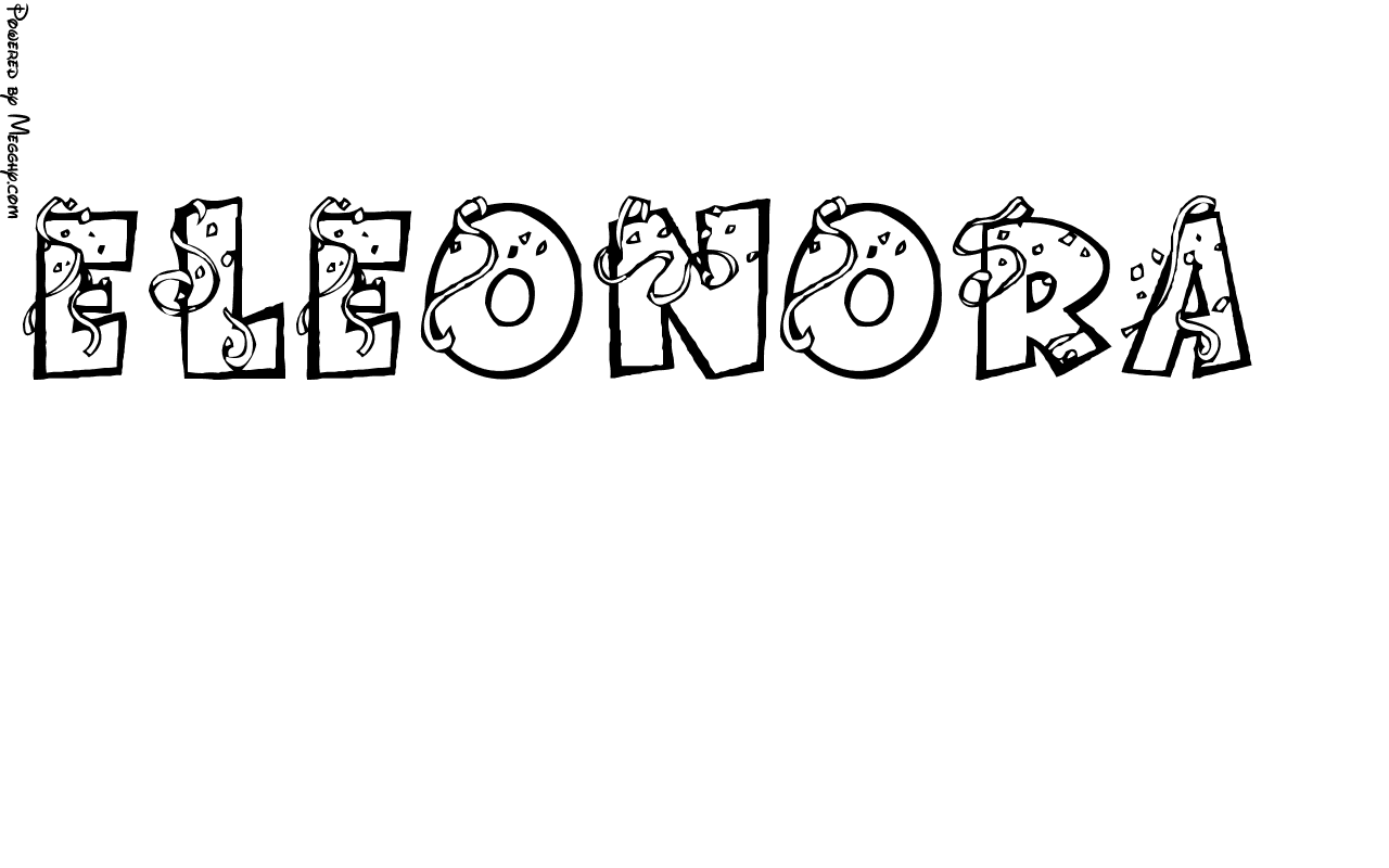 Disegno per bambini eleonora 47636 da stampare e colorare