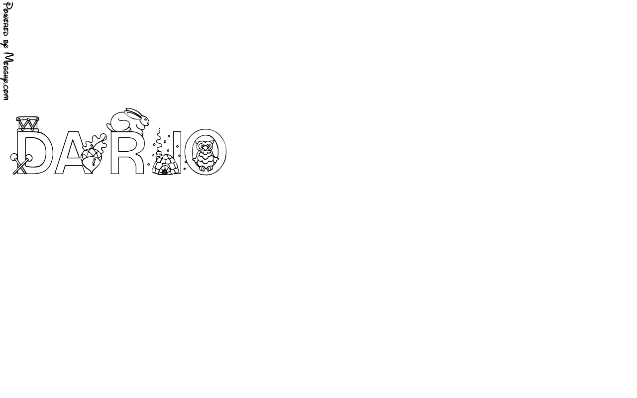 Disegno per bambini dario 47956 da stampare e colorare