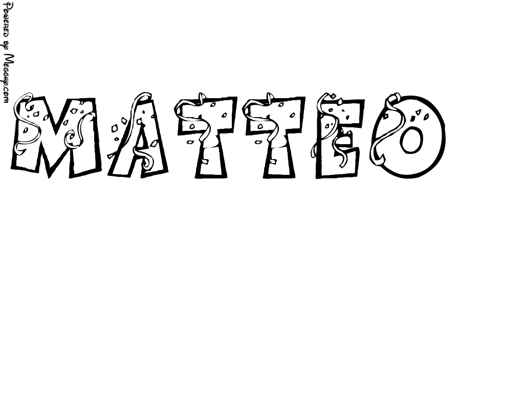 Disegno per bambini matteo 48255 da stampare e colorare