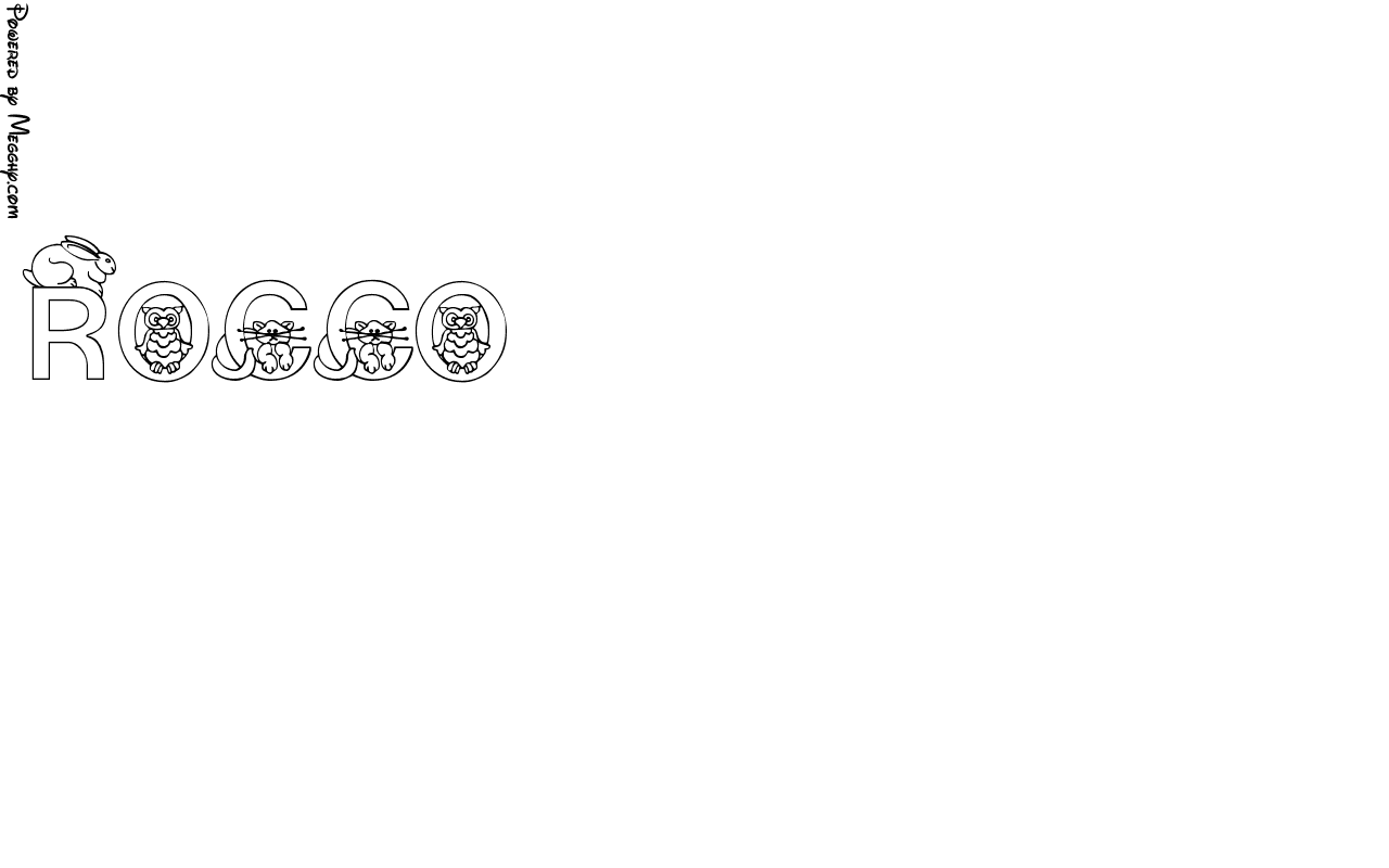 Disegno per bambini rocco 48368 da stampare e colorare