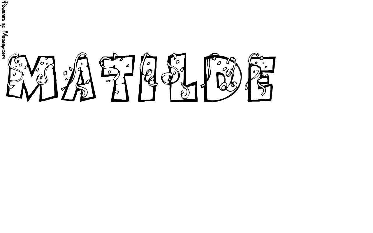 Disegno per bambini matilde 49034 da stampare e colorare