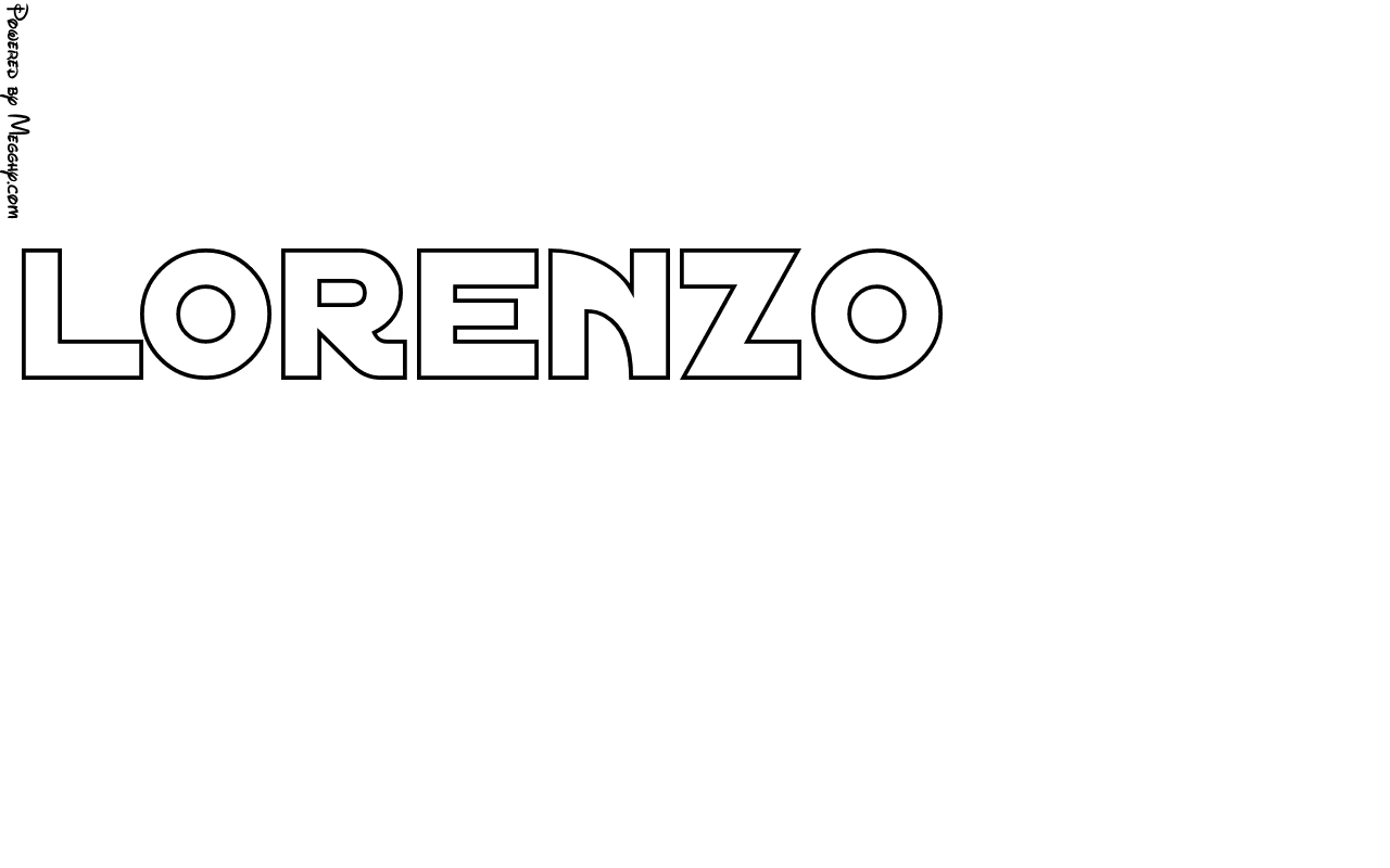 Disegno per bambini lorenzo 49525 da stampare e colorare