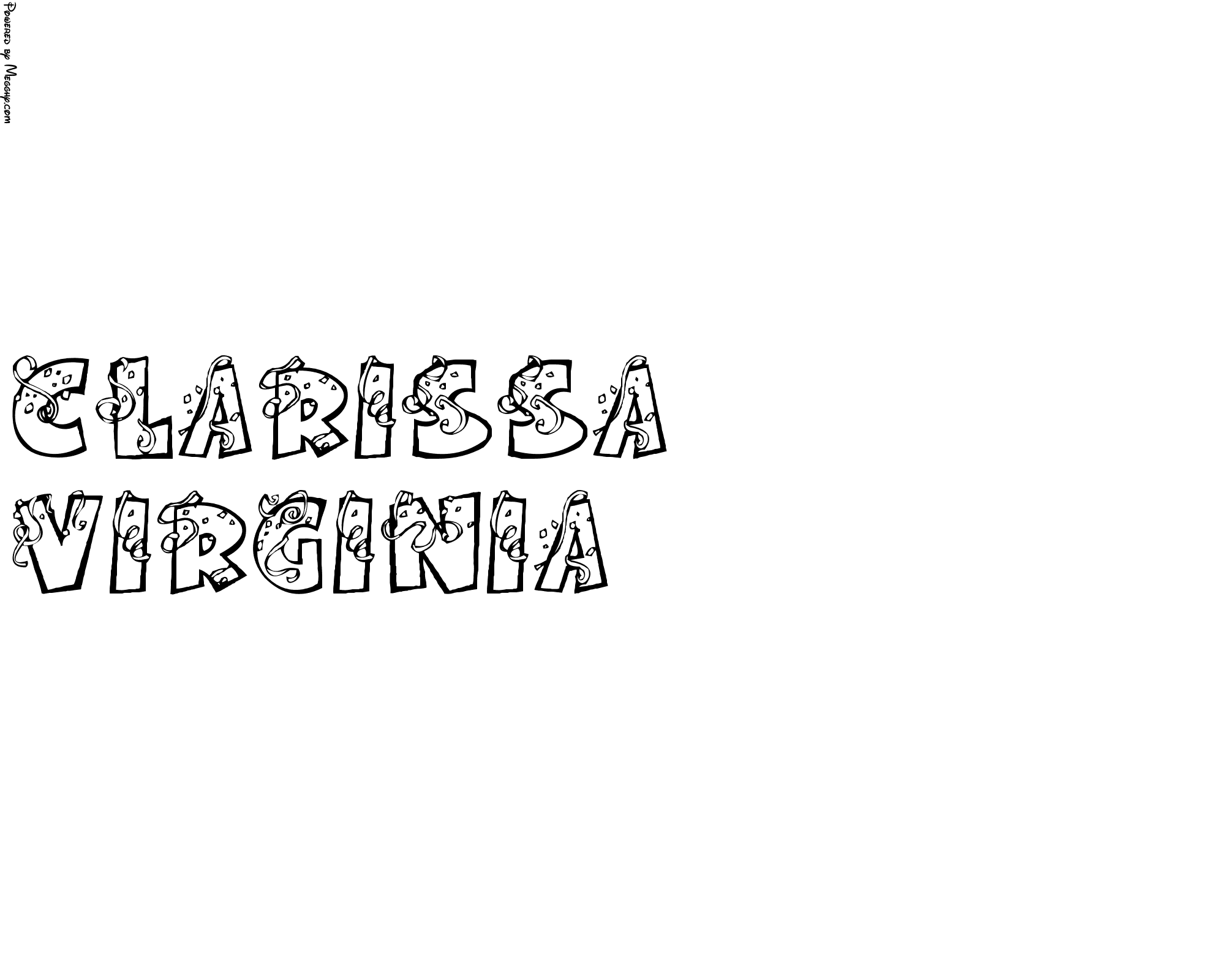 Disegno per bambini clarissa 50046 da stampare e colorare