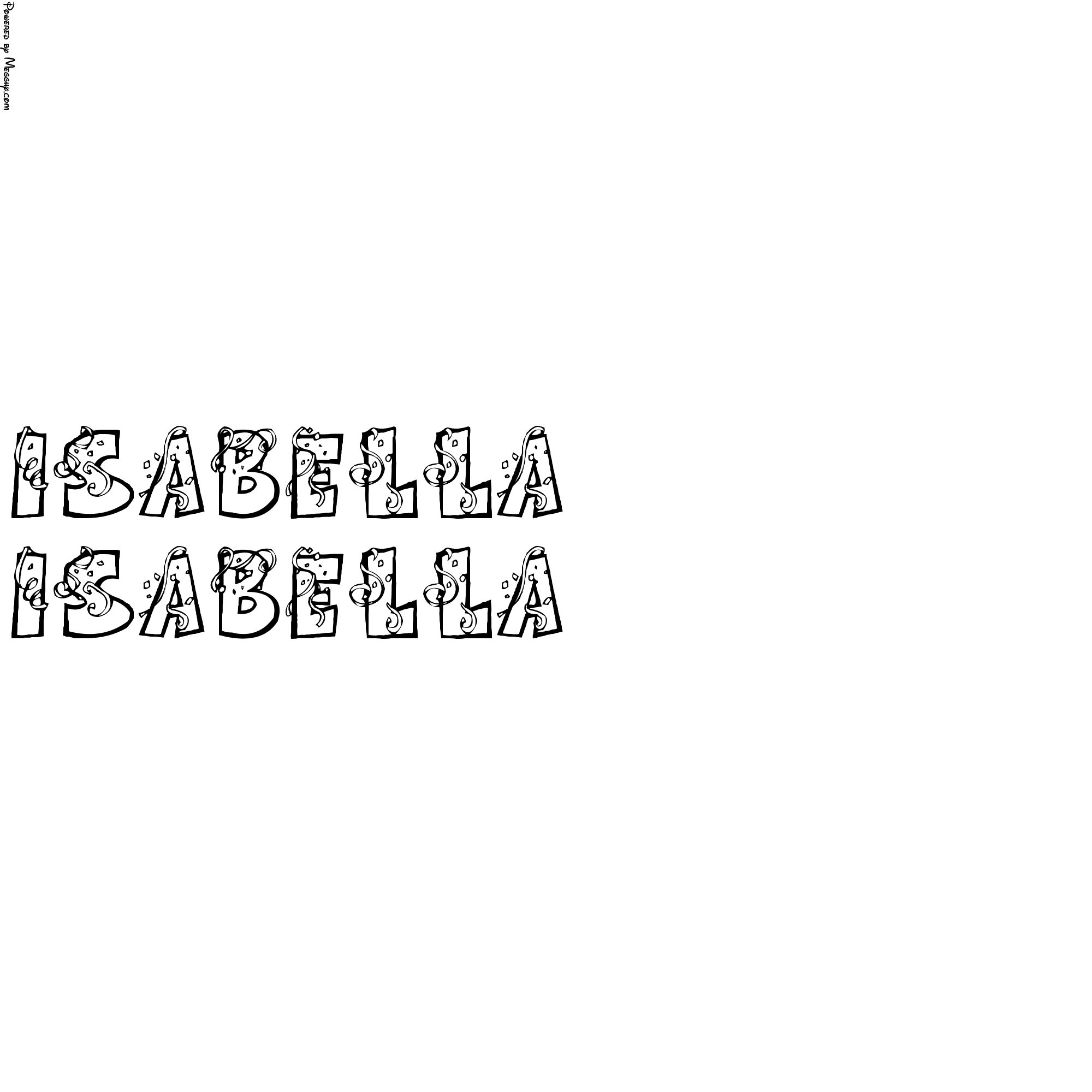 Disegno per bambini isabella 51393 da stampare e colorare
