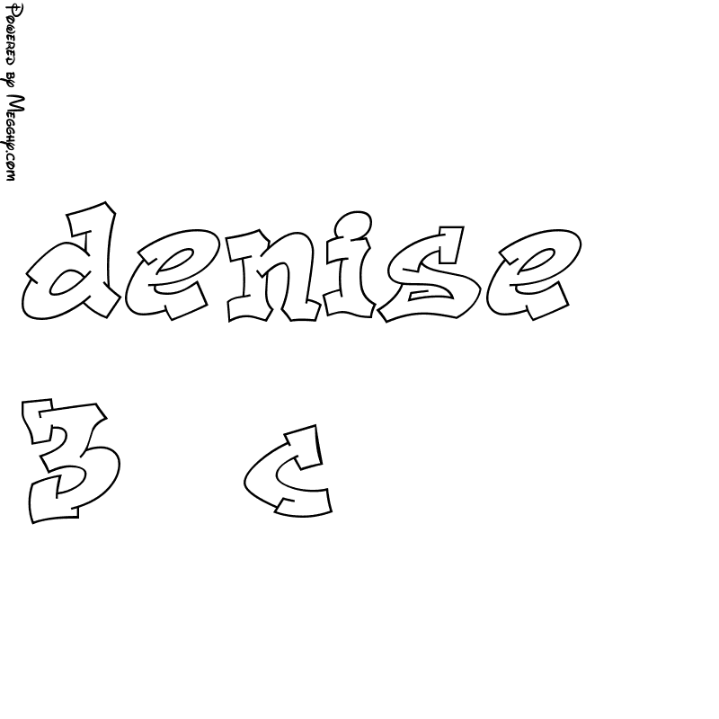 Disegno per bambini denise 56697 da stampare e colorare
