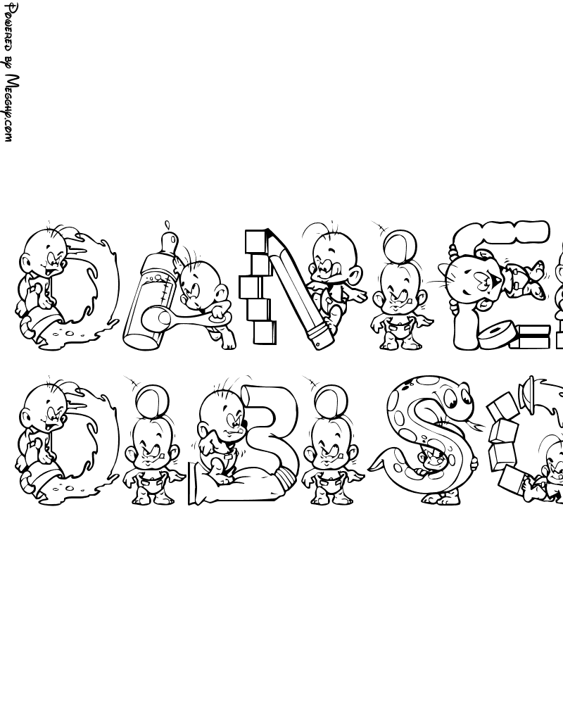 Disegno per bambini daniela 57422 da stampare e colorare