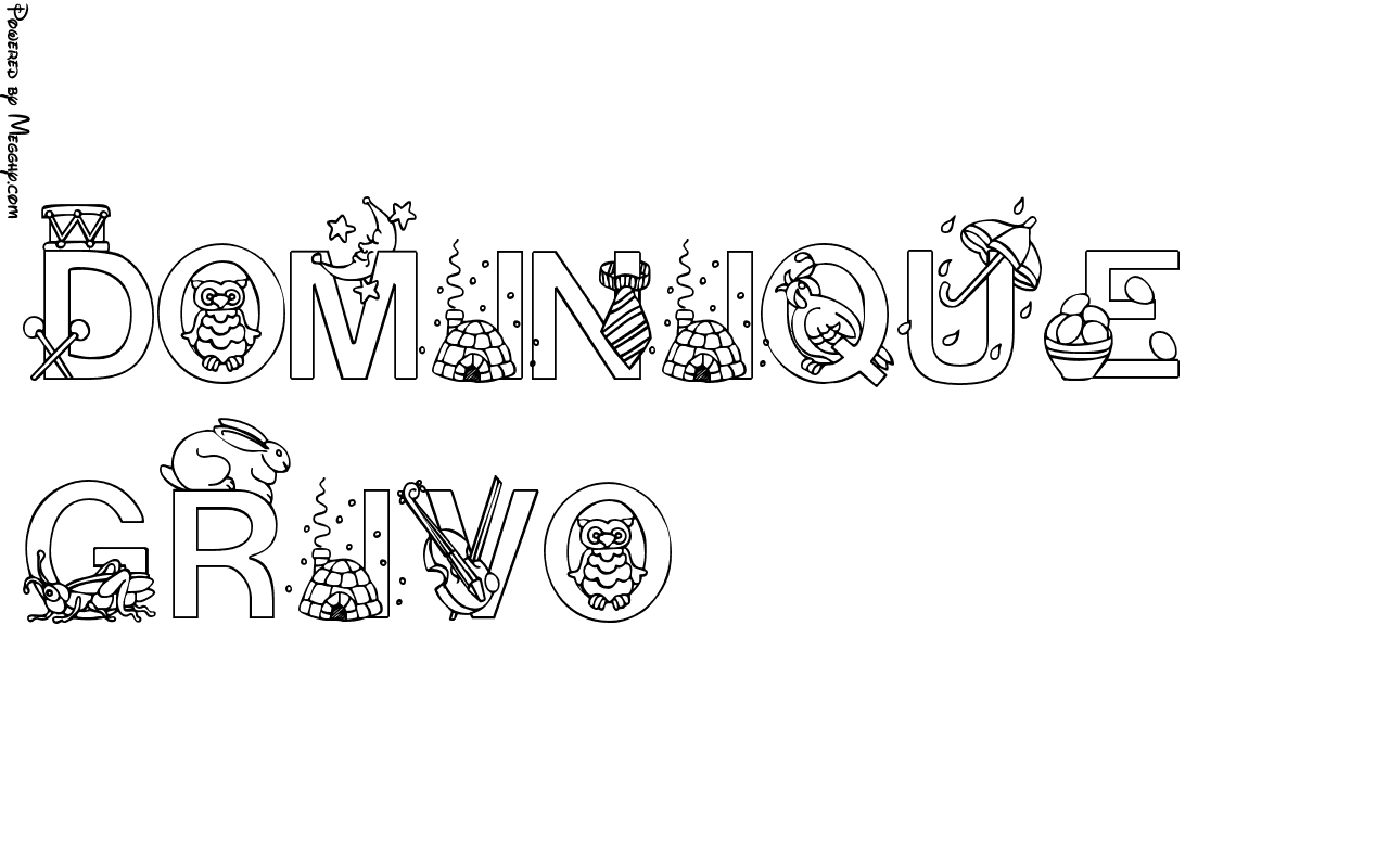 Disegno per bambini dominique 58202 da stampare e colorare