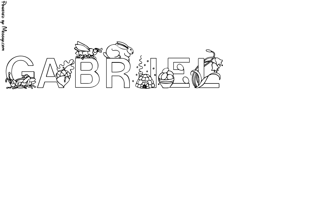 Disegno per bambini gabriel 59467 da stampare e colorare