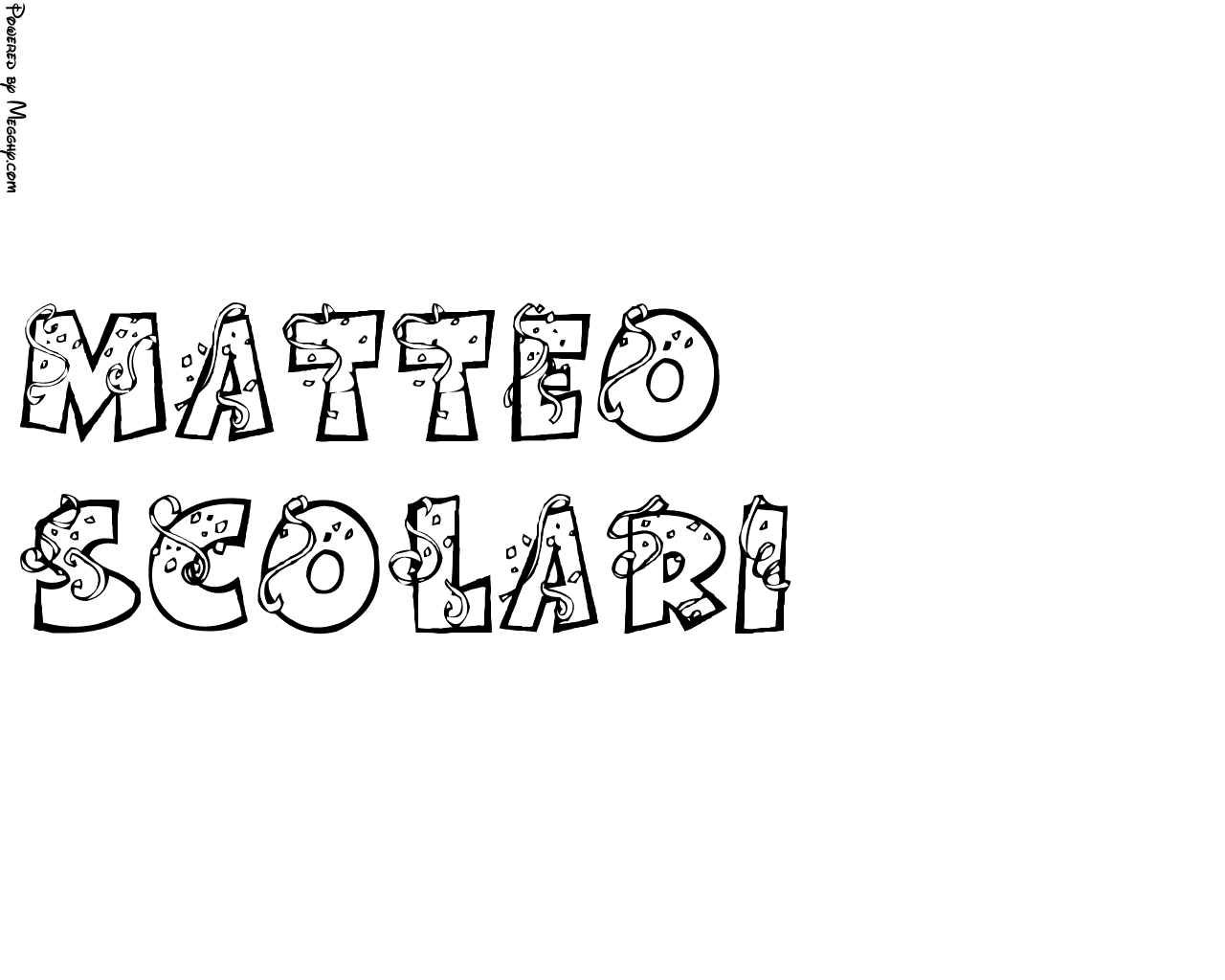 Disegno per bambini matteo 60054 da stampare e colorare