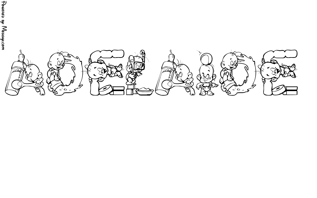 Disegno per bambini adelaide 60075 da stampare e colorare