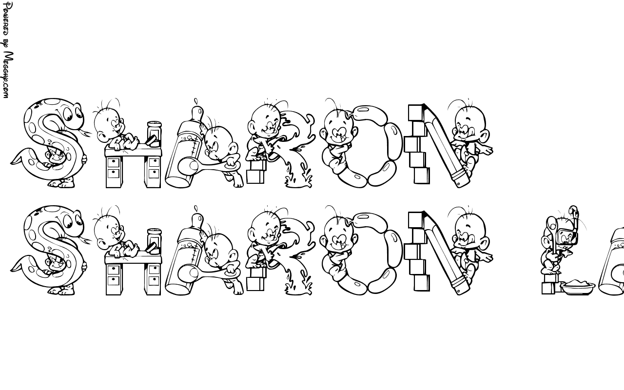 Disegno per bambini sharon 63244 da stampare e colorare