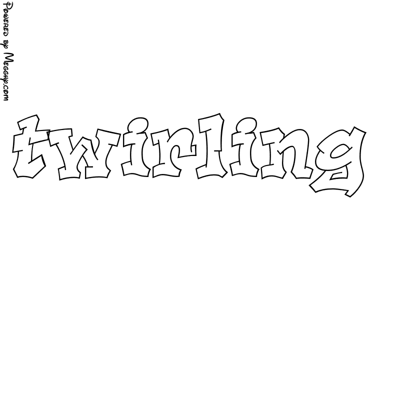 Disegno per bambini twirling 66624 da stampare e colorare