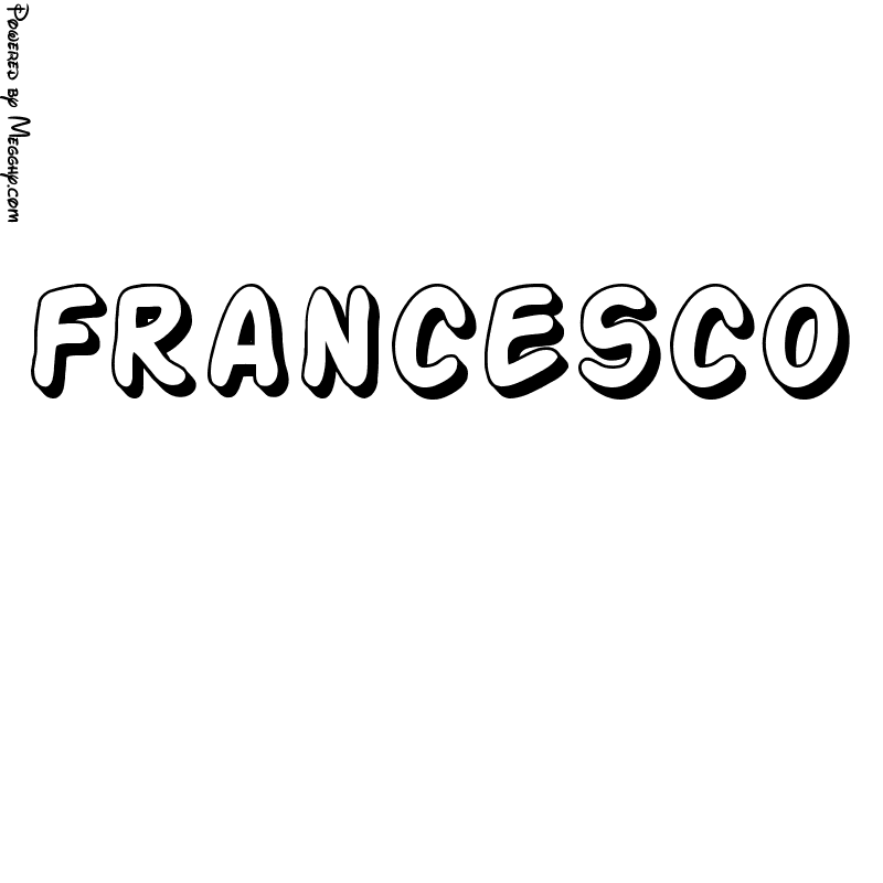 Disegno per bambini francesco 66721 da stampare e colorare