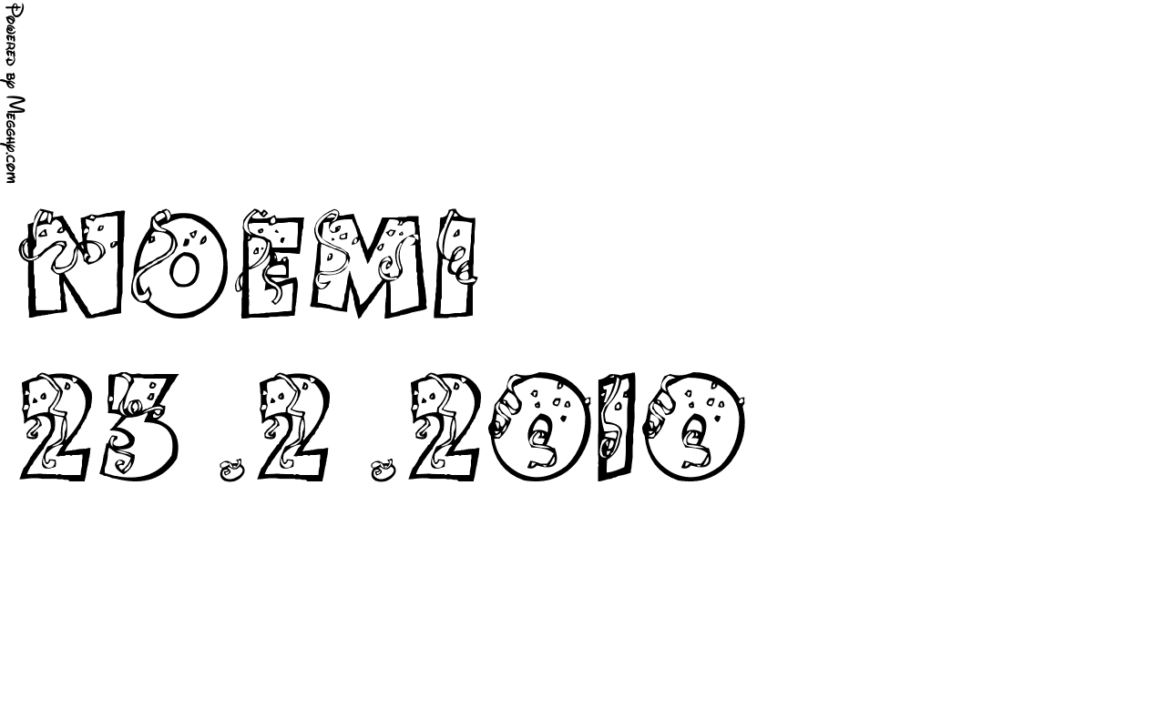 Disegno per bambini noemi 67795 da stampare e colorare