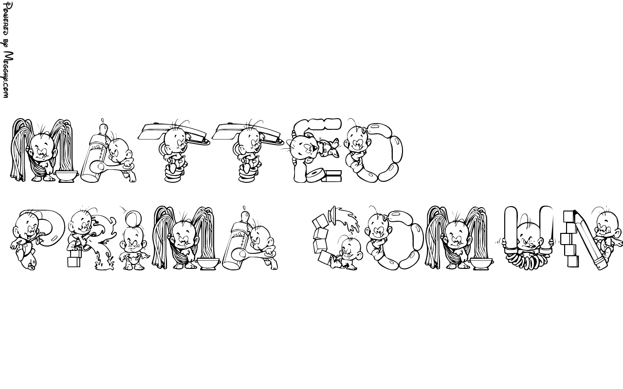 Disegno per bambini matteo 69444 da stampare e colorare