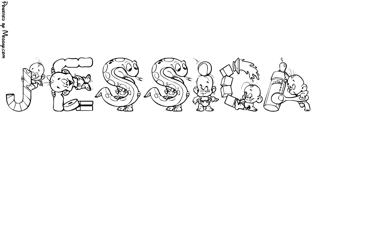 Disegno per bambini jessica 73018 da stampare e colorare