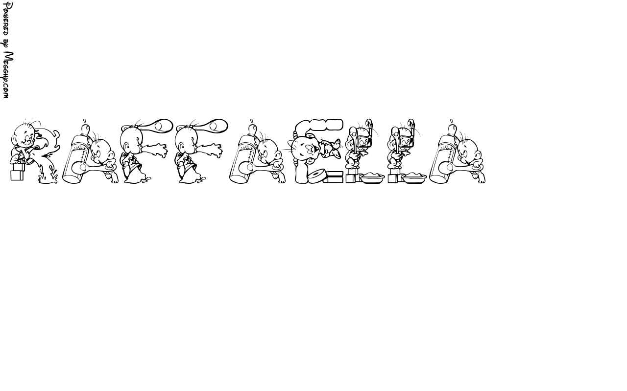 Disegno per bambini raffaella 74232 da stampare e colorare