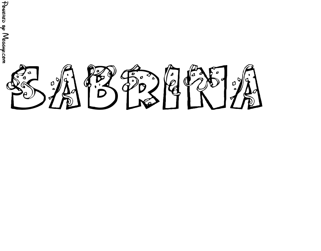 Disegno per bambini sabrina 77598 da stampare e colorare
