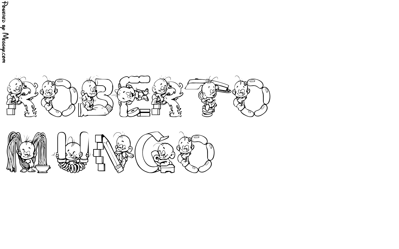 Disegno per bambini roberto 77853 da stampare e colorare