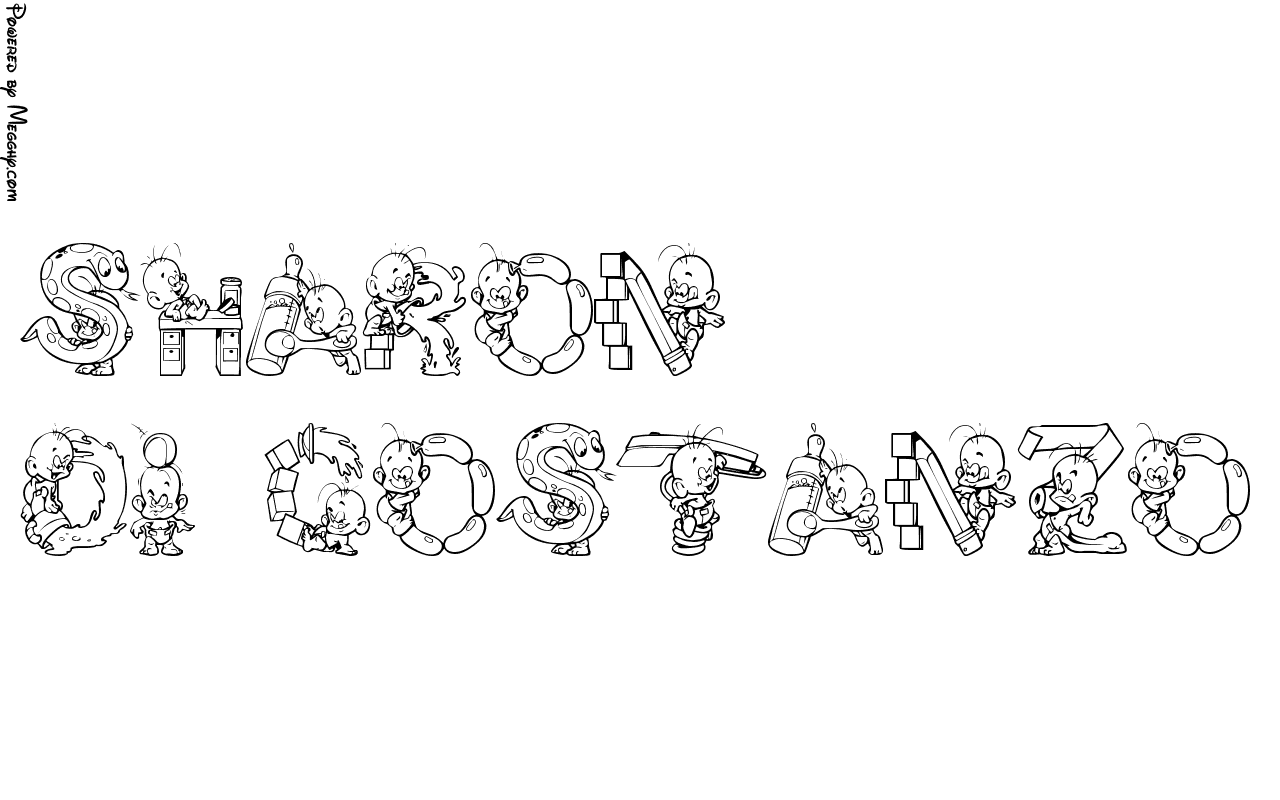 Disegno per bambini sharon 78771 da stampare e colorare