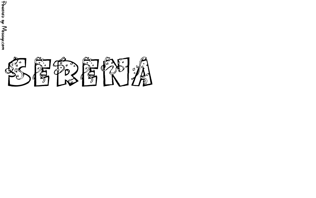 Disegno per bambini serena 78950 da stampare e colorare