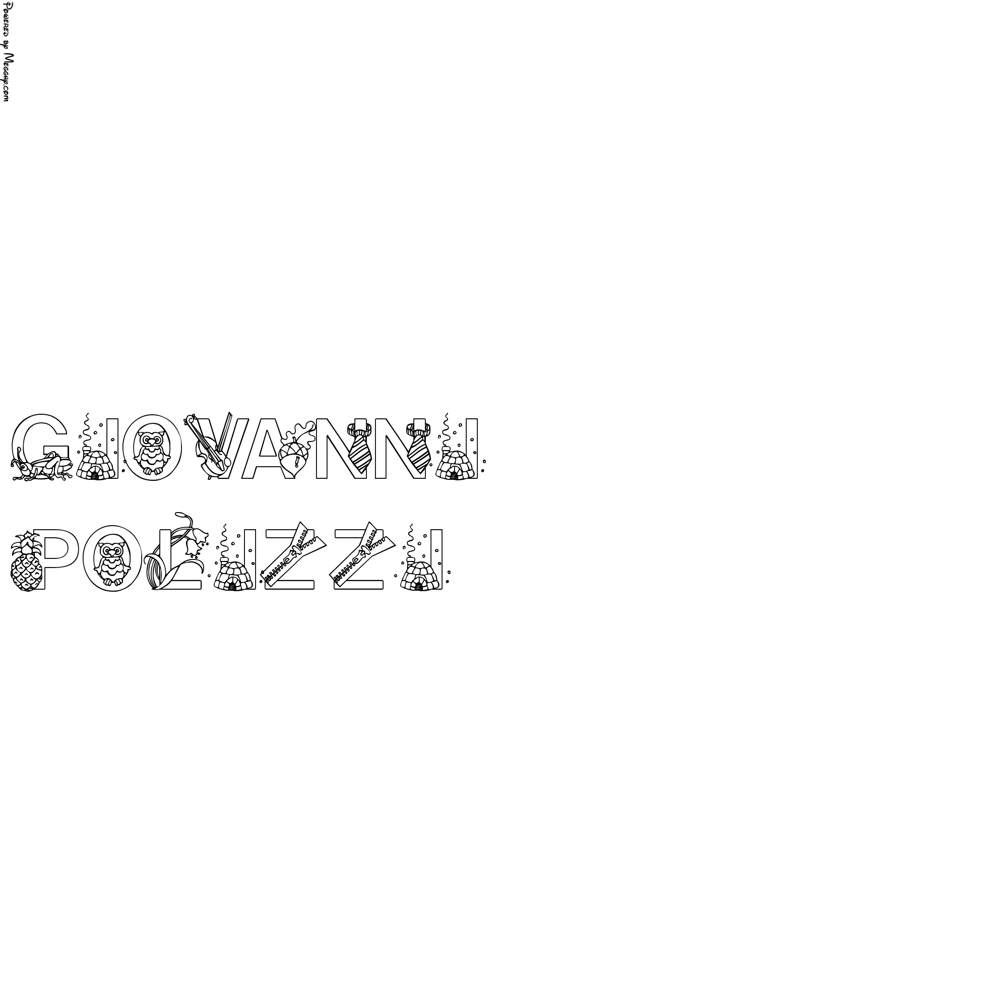 Disegno per bambini giovanni 79281 da stampare e colorare