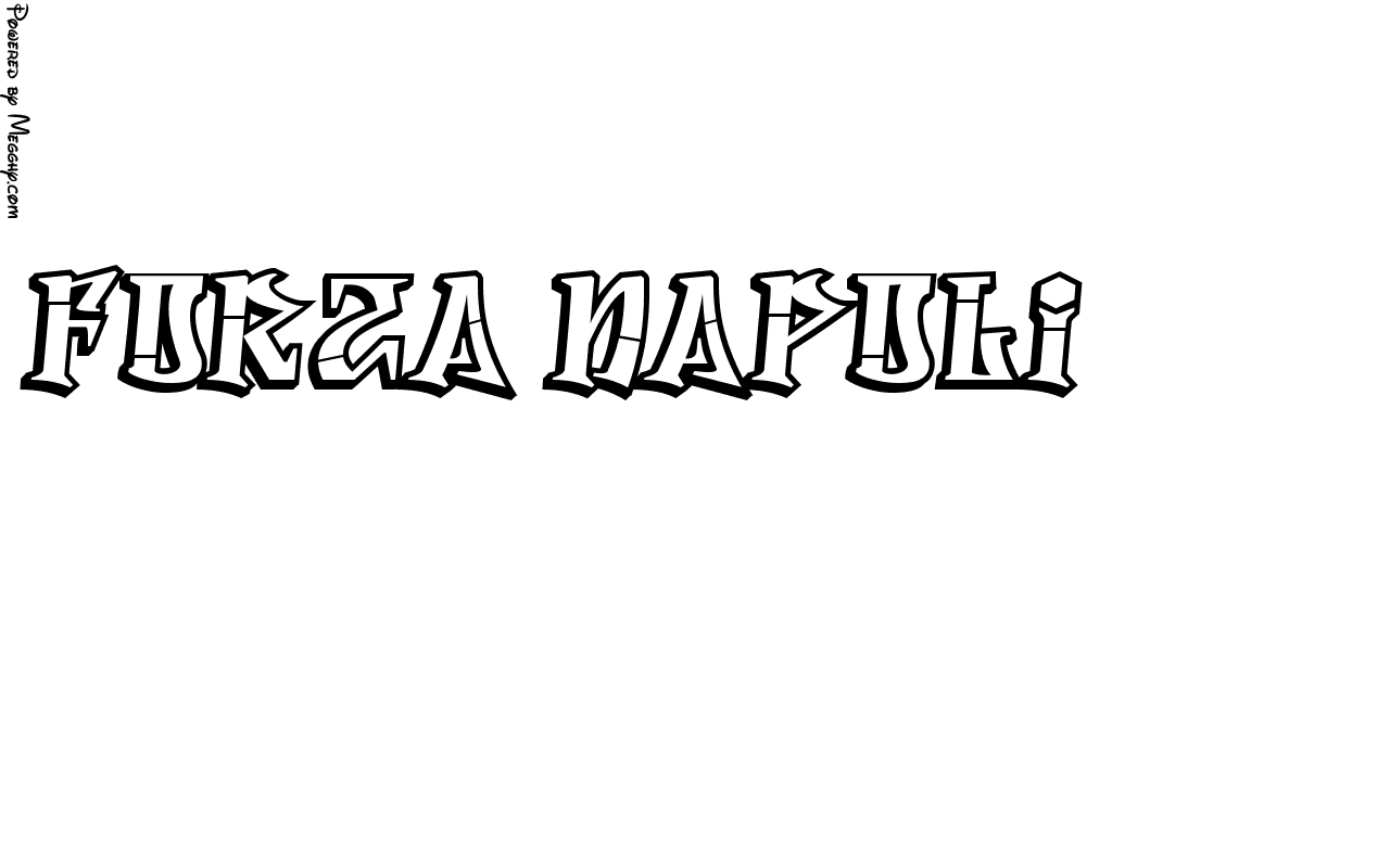 Disegno per bambini forza napoli 79551 da stampare e colorare